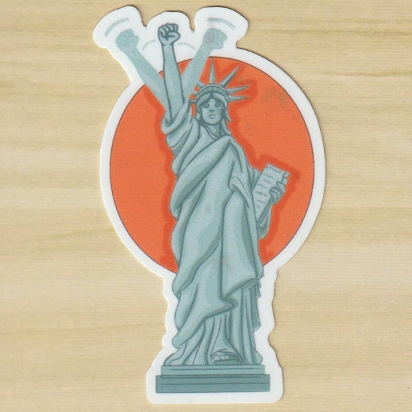 Lady Liberty Sticker - Etsy