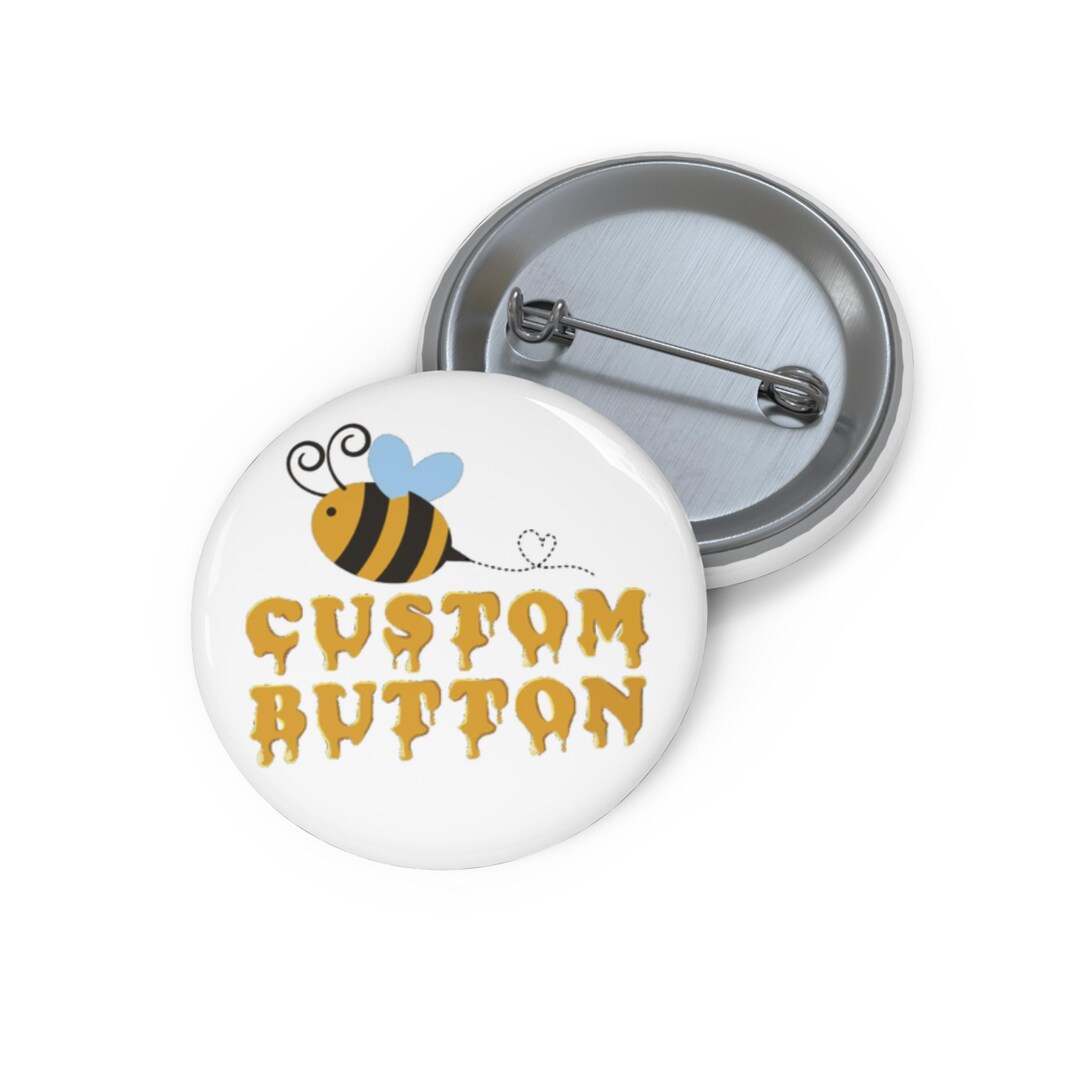 Custom Pin Button | Personalized Pin Button | Custom Lapel Pin ...