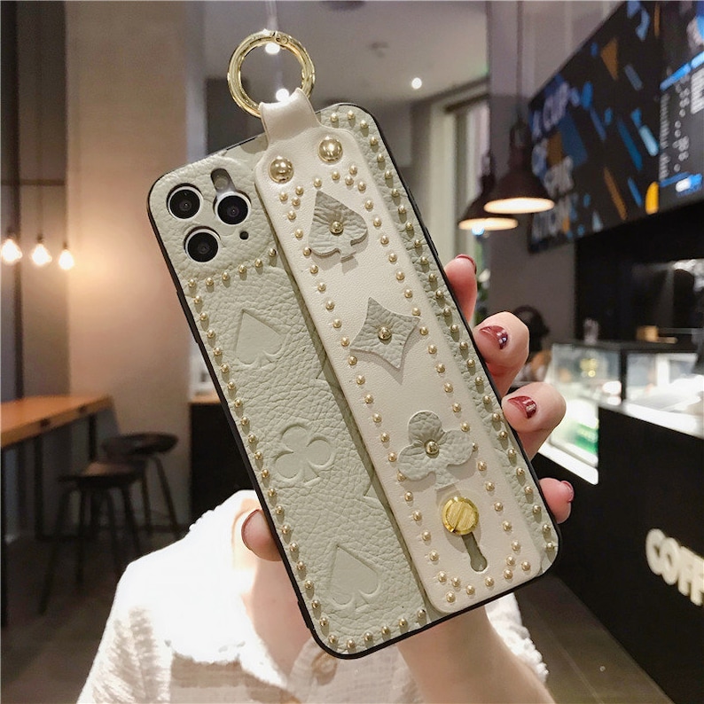 IPhone 12 Pro Max Leather Phone Case Fashion Poker Design Luxury With ...