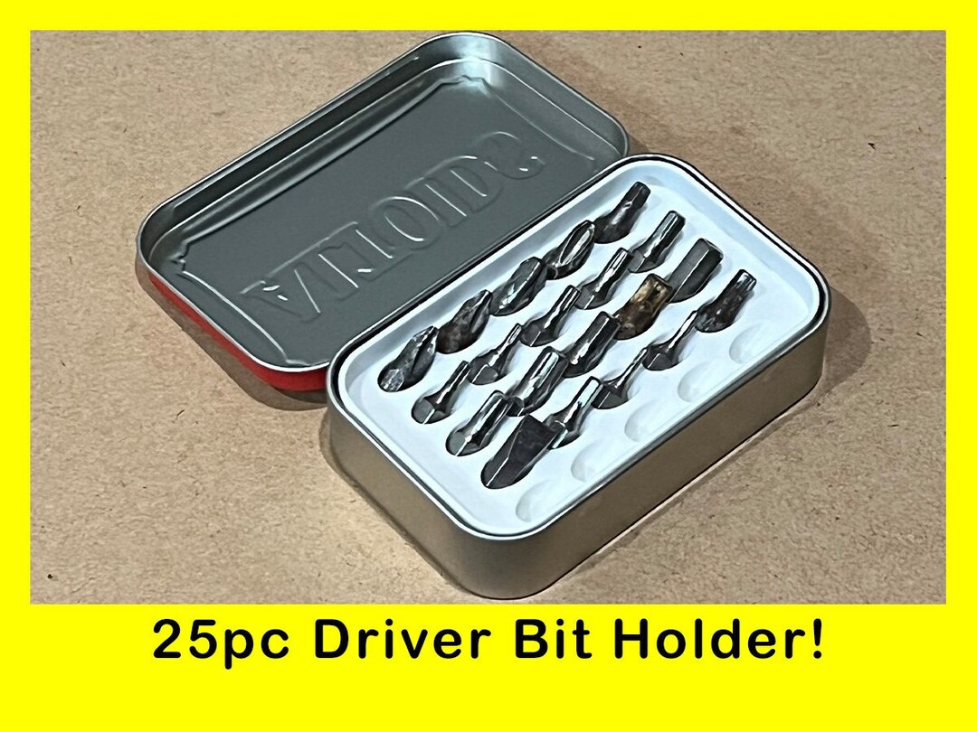 Altoid Tin 1/4" Driver Bit Holder - Etsy