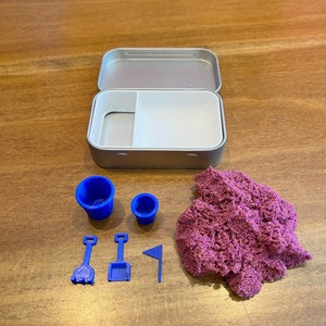 Altoid Tin Travel Sandbox for Kids! Restaurant Fidget - Etsy