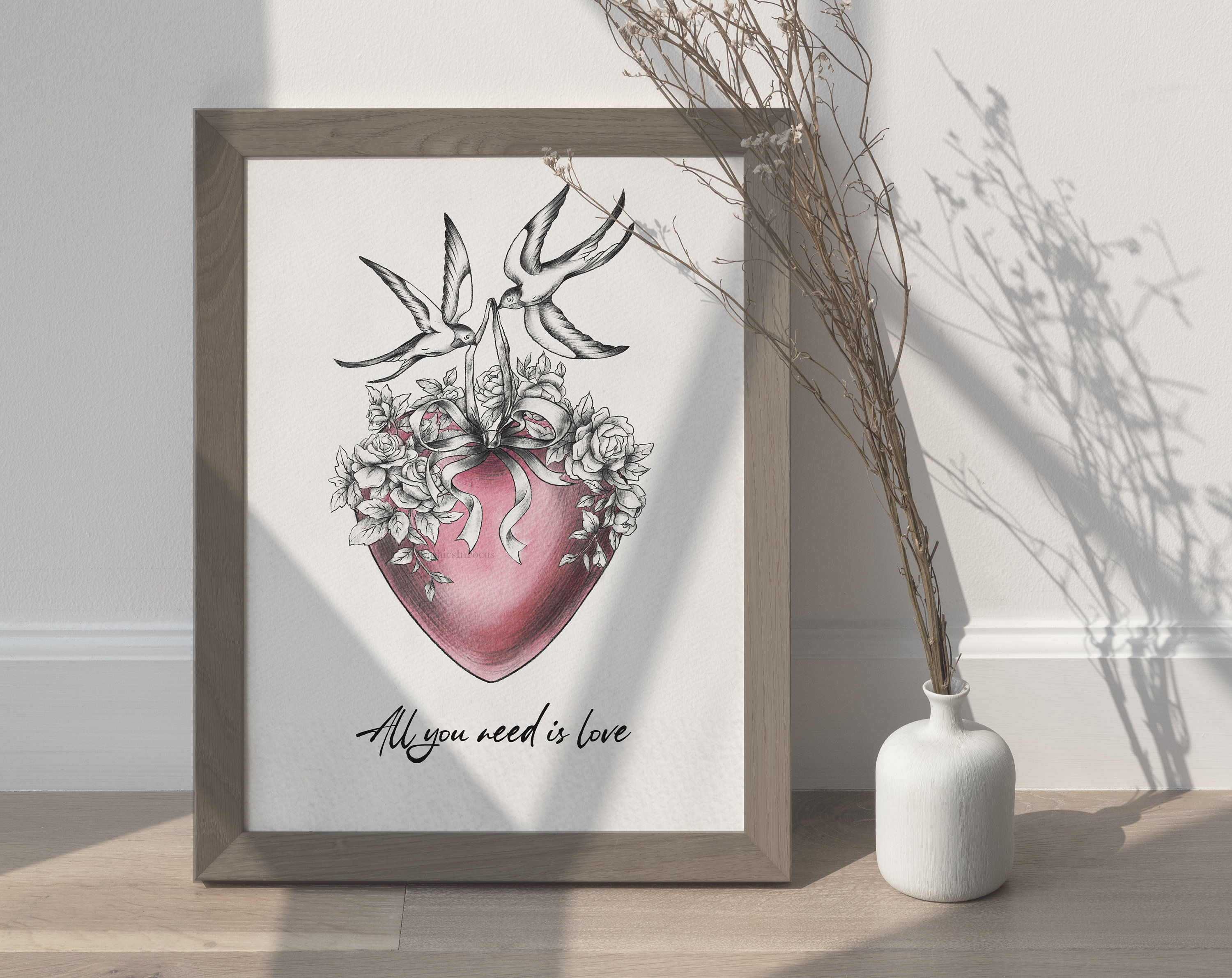 Heart PNG for Invitation and Card Quick Download 3 Versions - Etsy