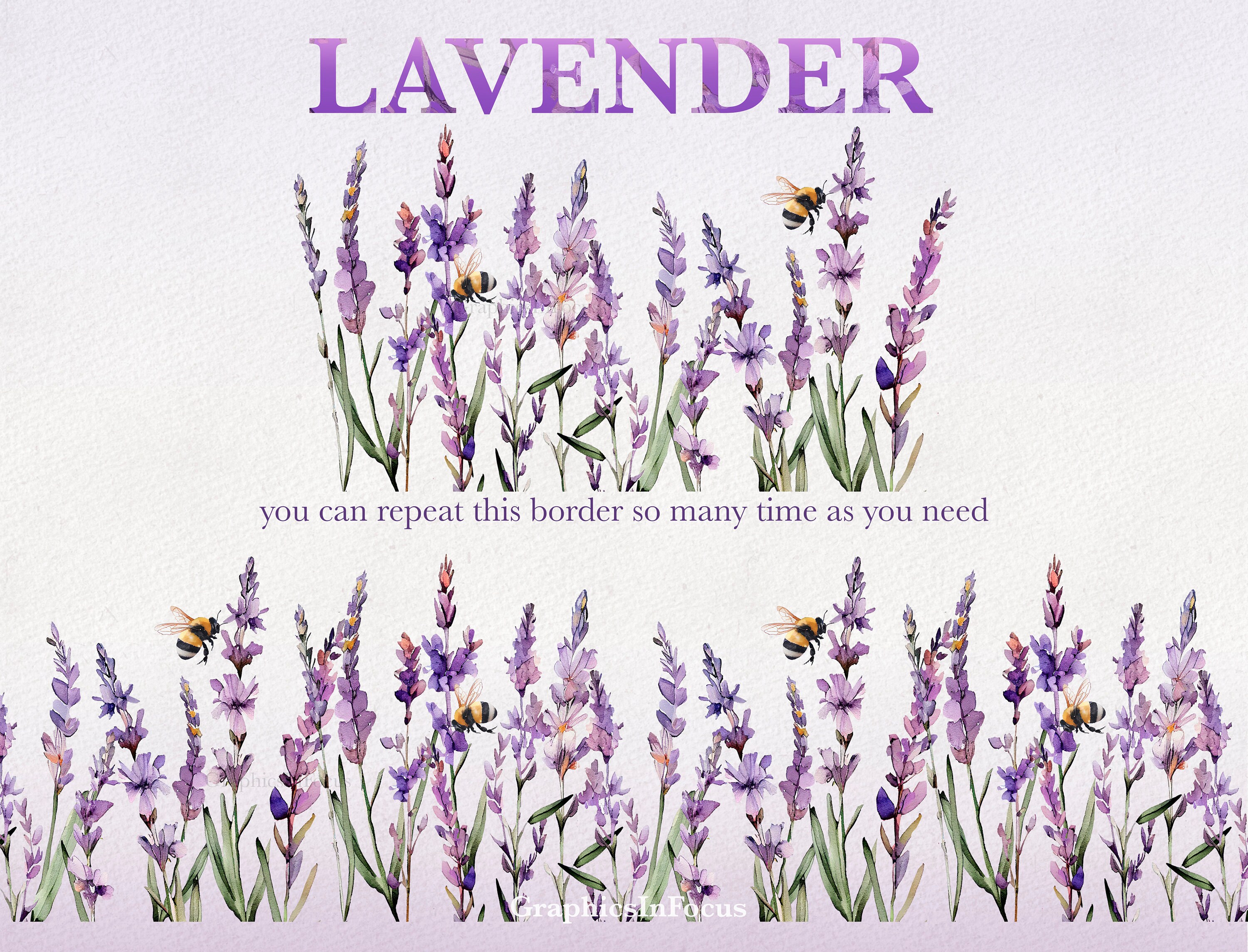 Lavender Border Clipart