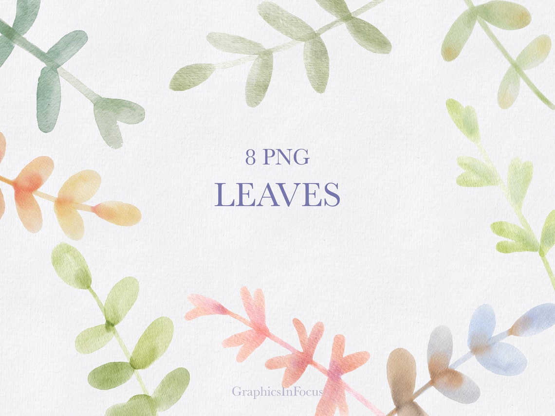 Watercolor Flowers Clipart Hand Painted Floral Collection - Etsy