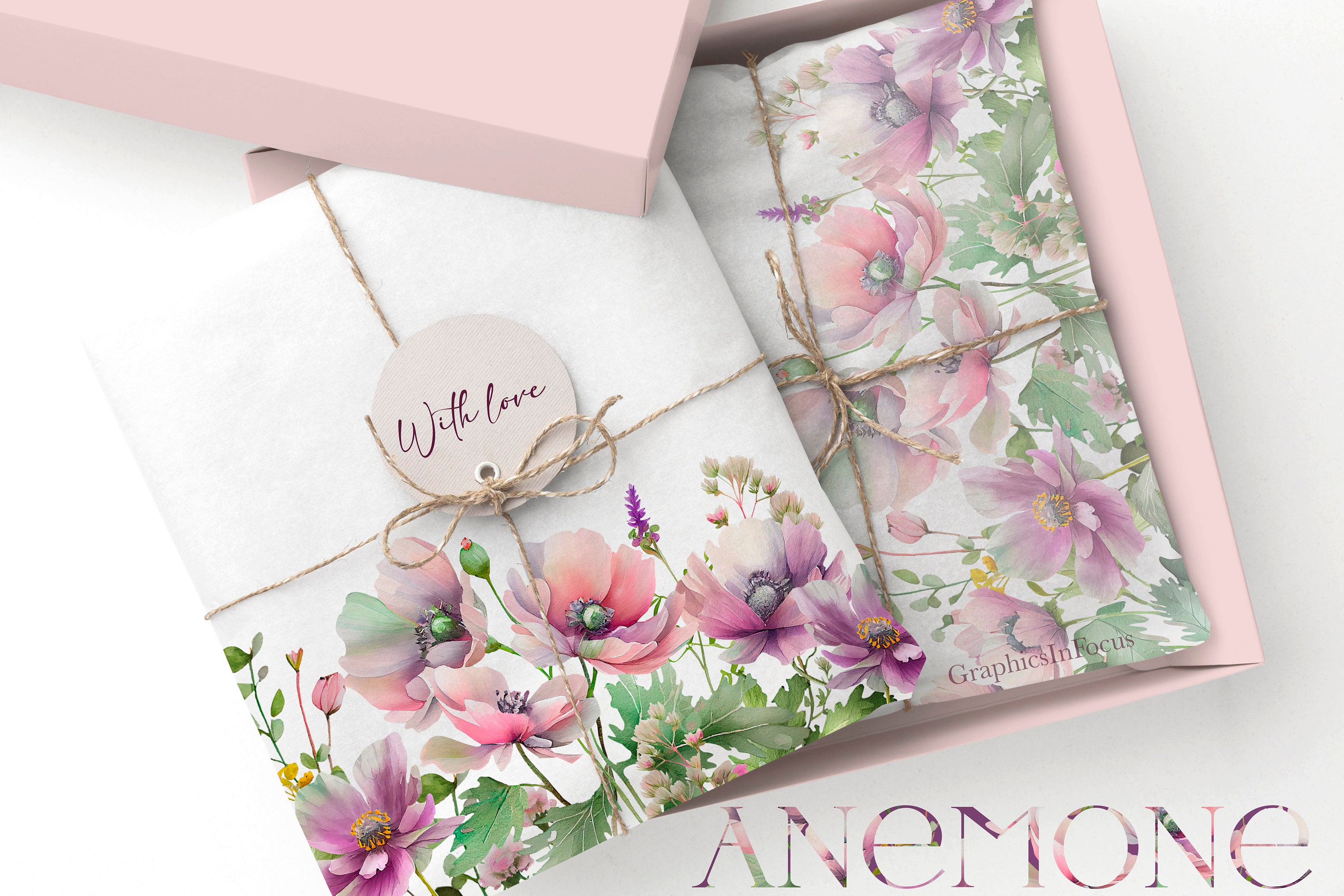 Pink Flowers Border , Spring Border , Seamless Border , Watercolor ...