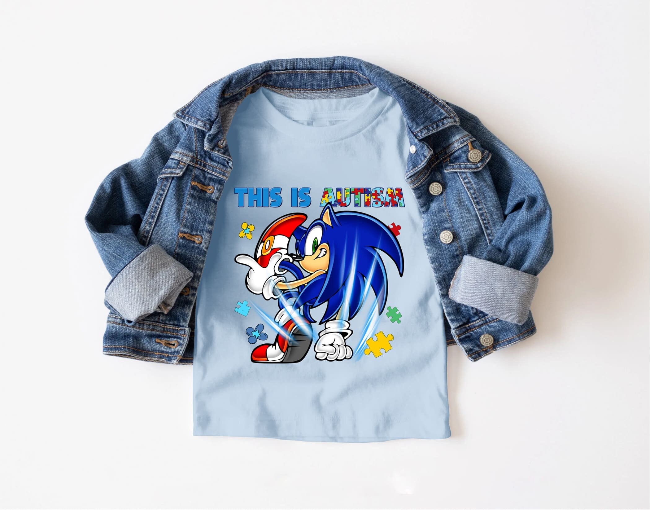Sonic Autism Shirt This is Sonic Autism Autism Kids Shirt - Etsy