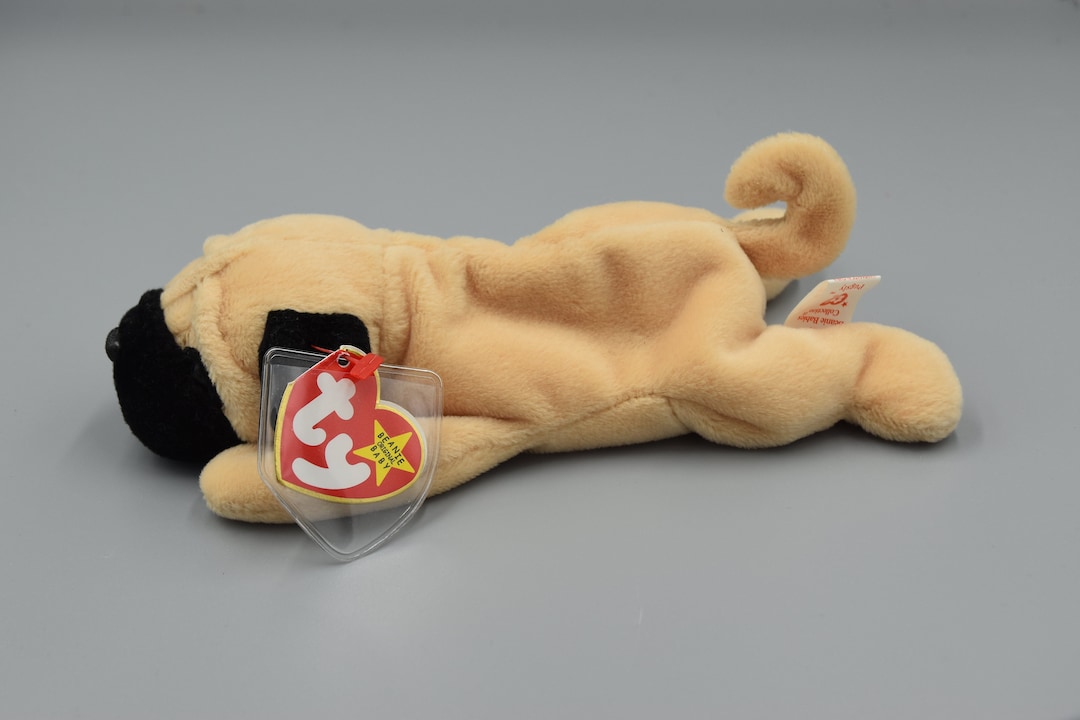 Ty Beanie Baby Pugsly the Pug, Authenticated, Museum Quality, MWMT - Etsy