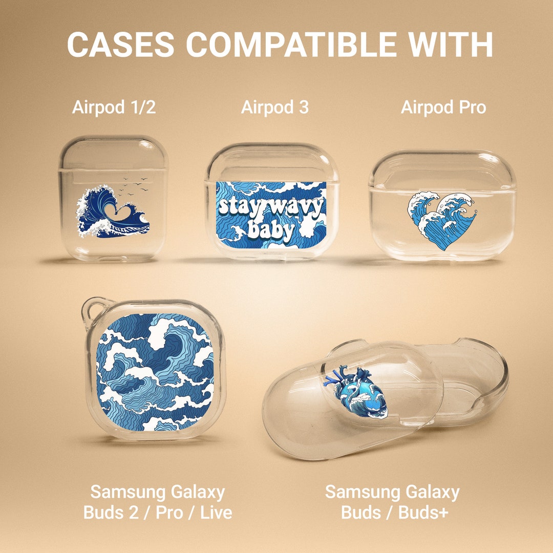 Heart AirPod Case Kanagawa Wave Cover for Apple Airpods Pro - Etsy