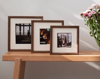 Walnut Picture Frame - Etsy