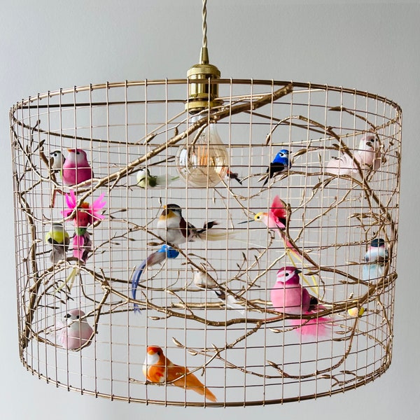 Bird Cage Lamp - Etsy