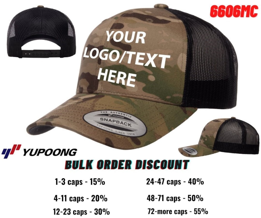 Custom Embroidered Trucker Cap, Custom Made Hats, Retro Trucker Hat ...