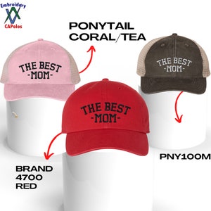 The Best Mom Embroidery Design, Gift for Mother's Day Embroidery, Mama ...