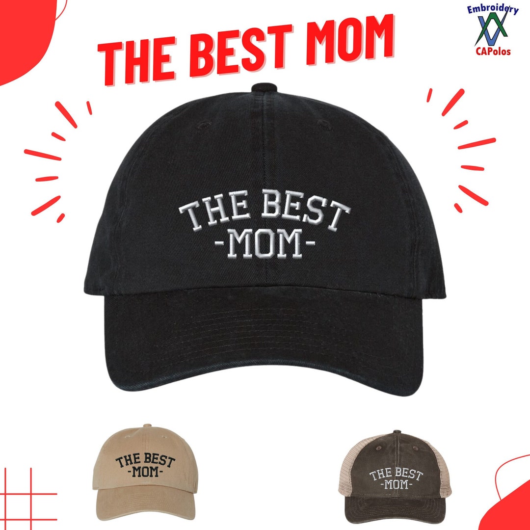 The Best Mom Embroidery Design, Gift for Mother's Day Embroidery, Mama ...