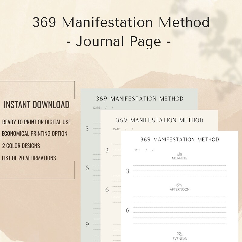 369 Printable - Etsy