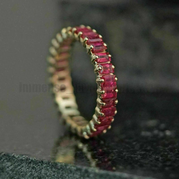 Ruby Emerald Ring - Etsy