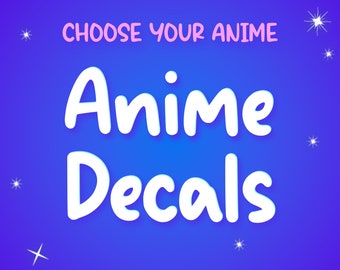 Anime Symbol Decals - Etsy