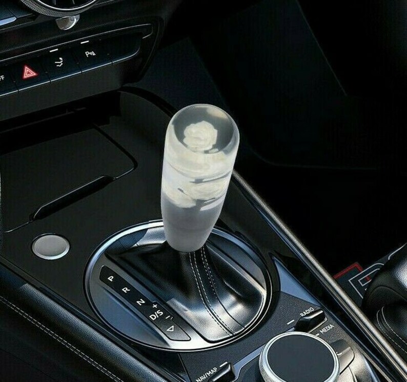 Universal 15cm Jdm Clear White Real Flowers Manual Car Gear - Etsy