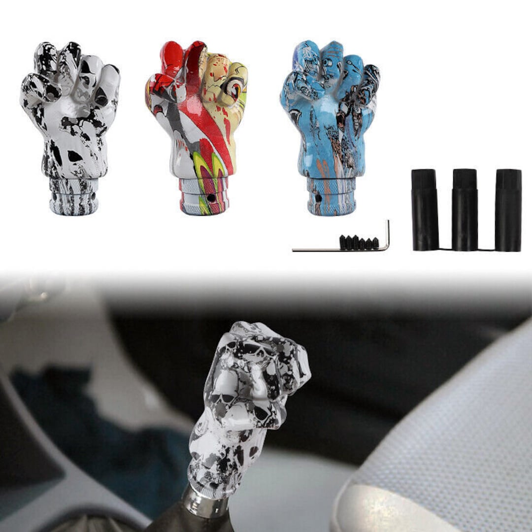 Jdm Graffiti Resin Hand Finger Car Gear Shift Knob Handle - Etsy