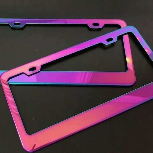 Cool Punk Checkered Skull License Plate Unique Car - Etsy