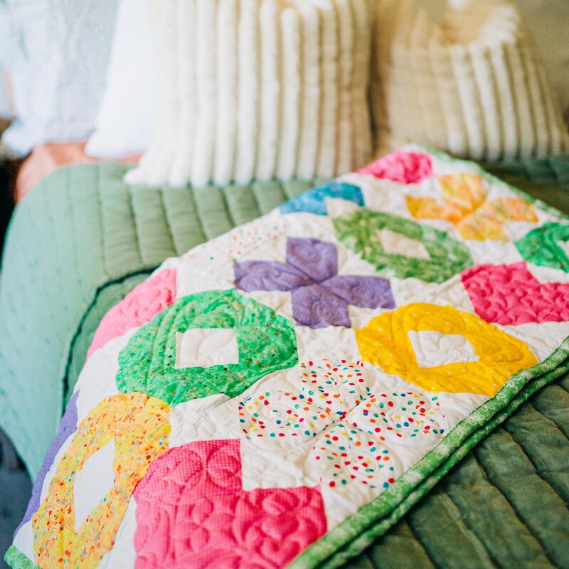 Bright Baby Quilt - Etsy
