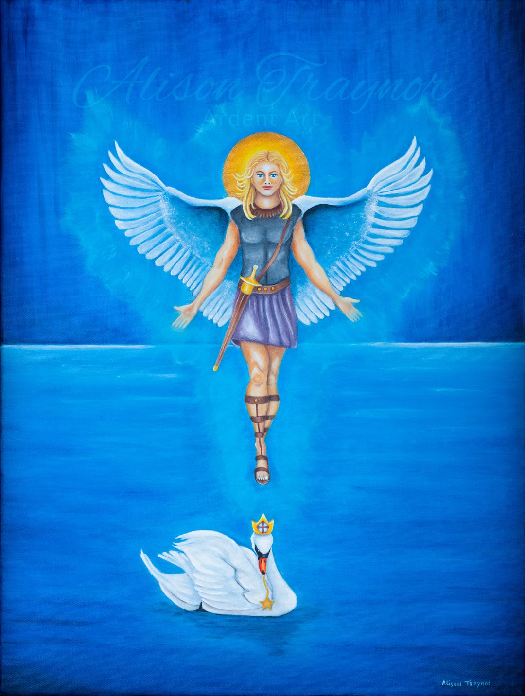 Archangel Michael & the Path of Human Destiny Art Print - Etsy