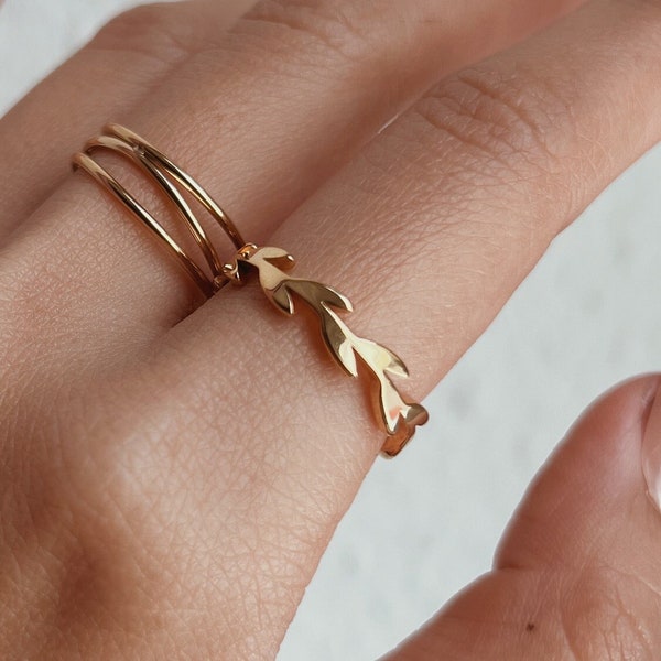 Leaf Ring - Etsy