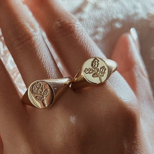 Signet Ring Flower - Etsy