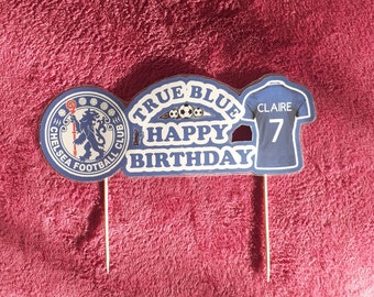 Chelsea Cake Topper | Etsy UK