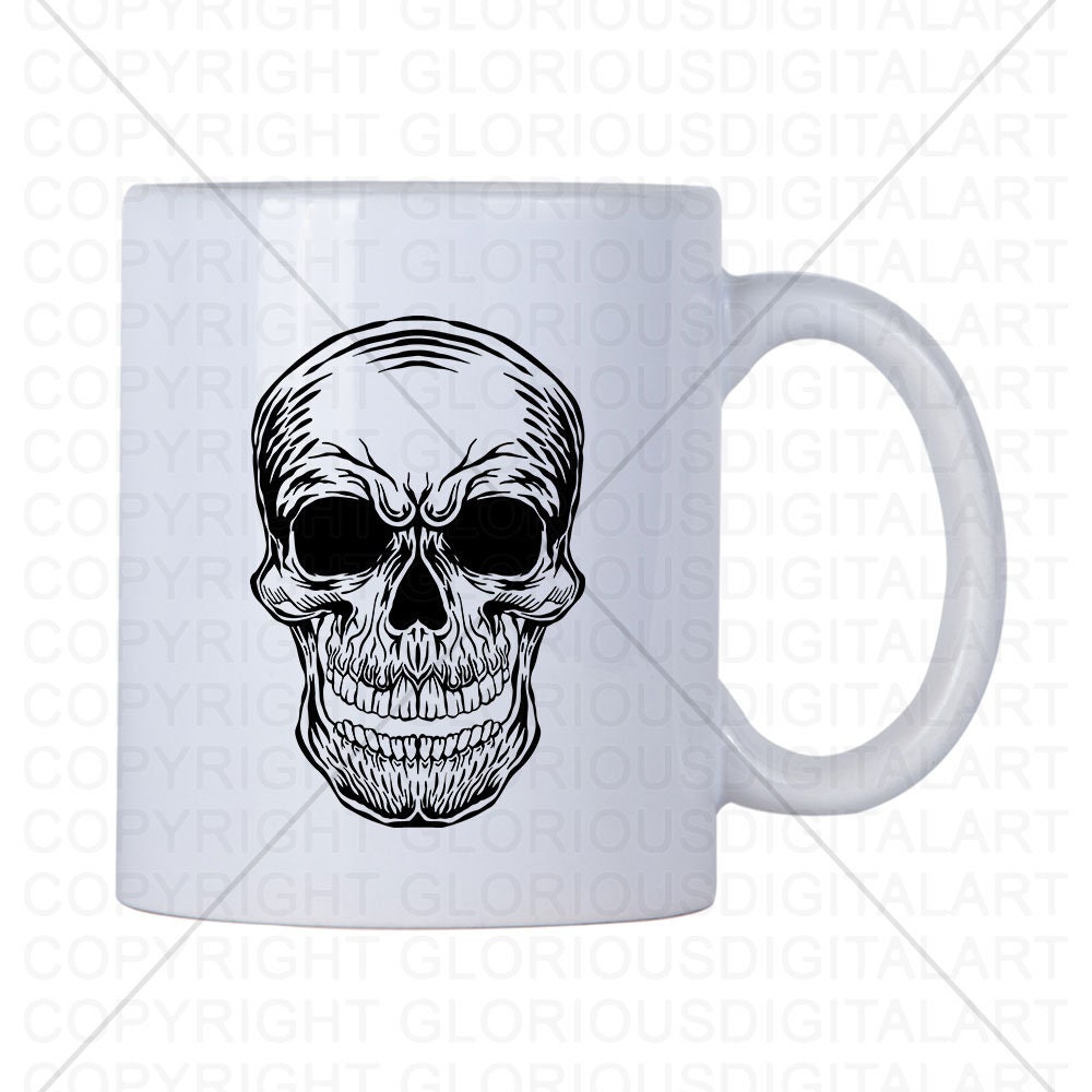 Skull and Bones Digital File Instant Download Svg Pdf Jpg Eps Png ...