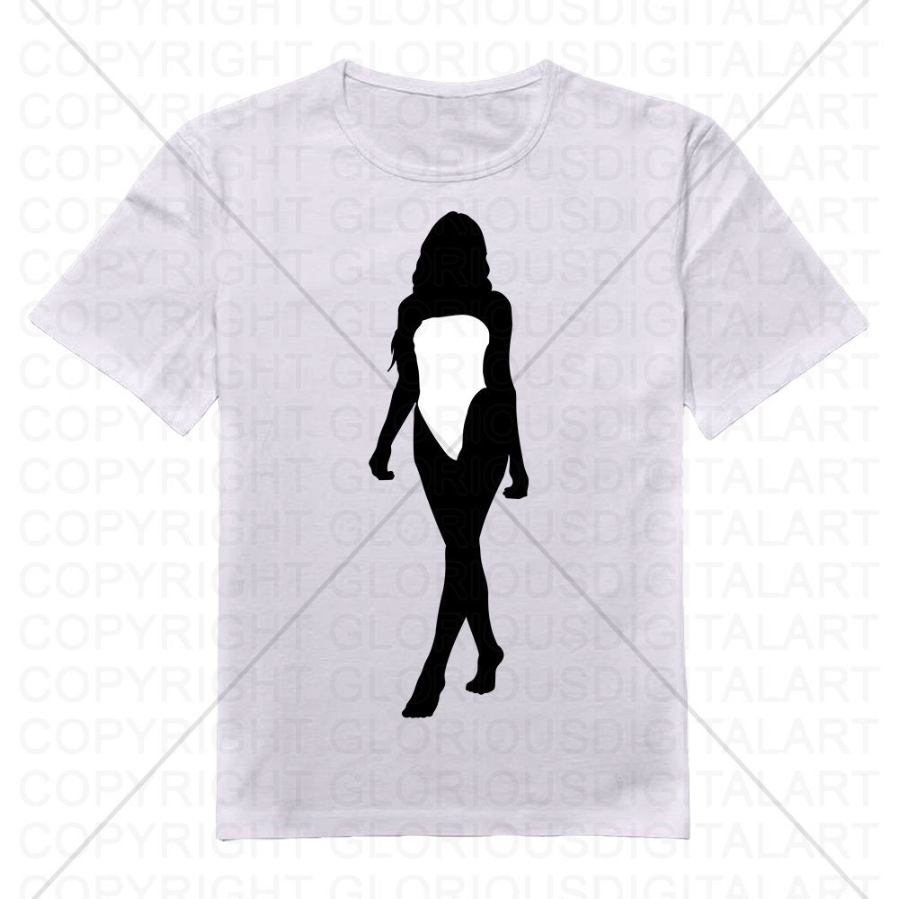 Sex Gymnast Lady Sexy Dancer Gymnastic Girl Digital Download File Svg Pdf Eps Png