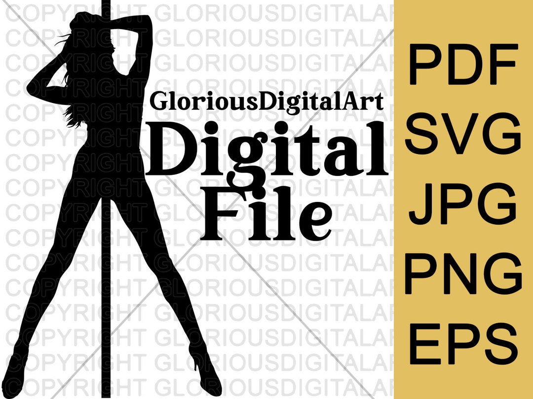 Sex Lady Clipart Sexy Dancer Laser Cut Digital Download File Svg