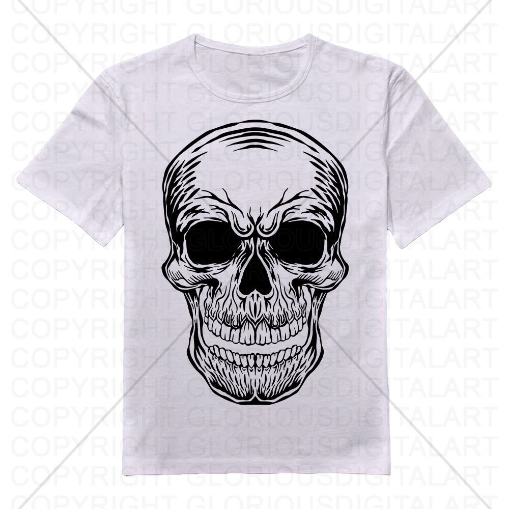 Skull and Bones Digital File Instant Download Svg Pdf Jpg Eps Png ...
