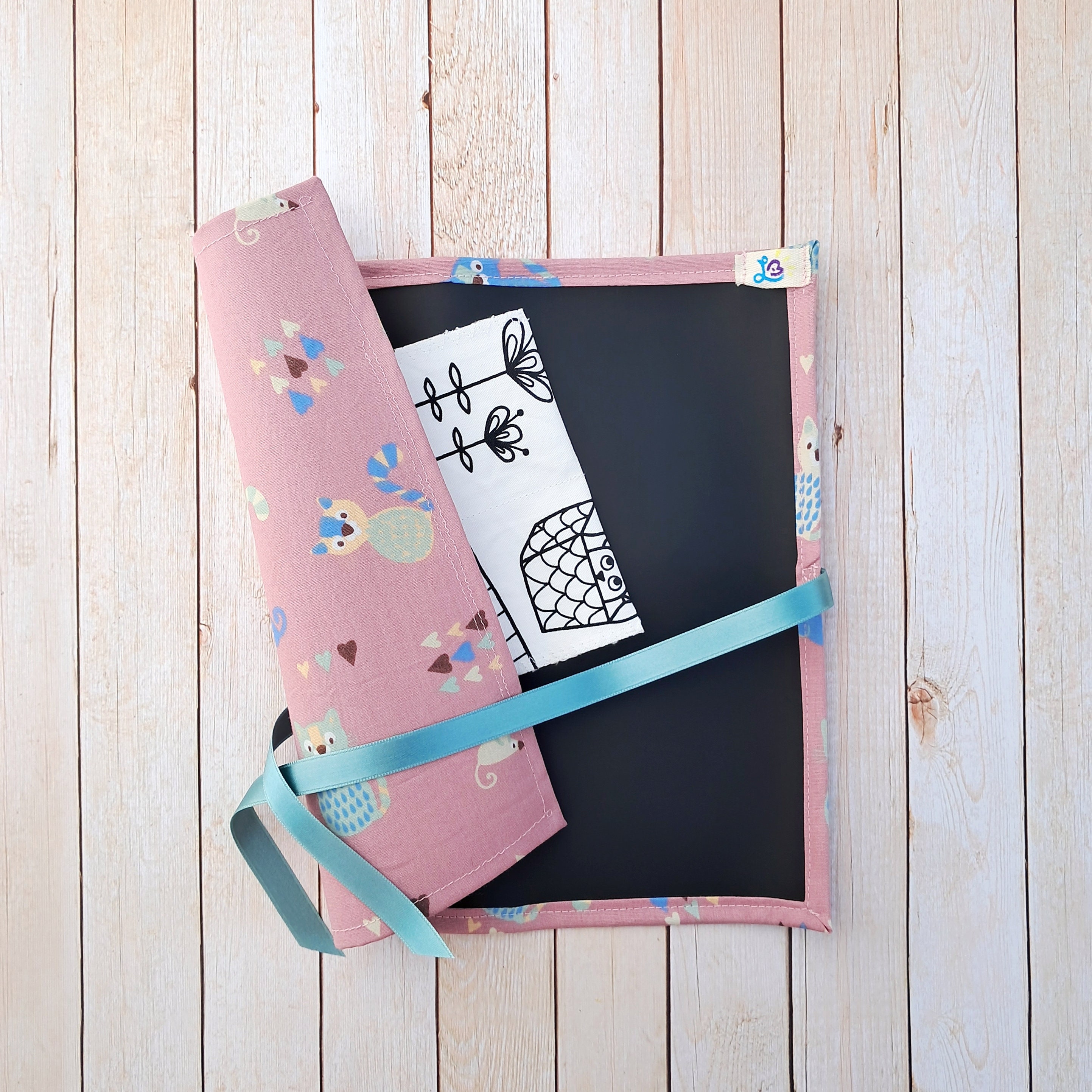 Roll-up Travel Blackboard for Kids Portable Chalkboard Mat - Etsy