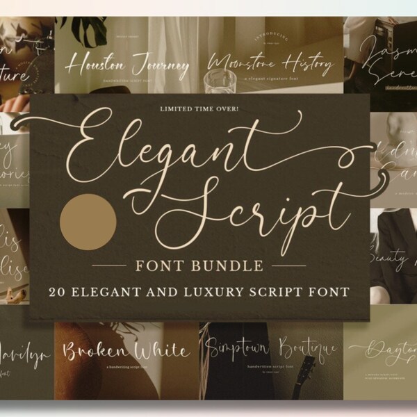 Elegant Calligraphy - Etsy