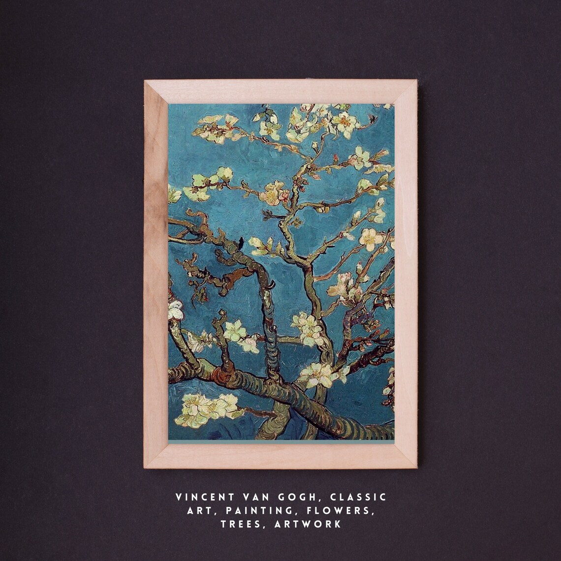 Vincent Van Gogh Almond Blossom Printable Famous Art, Instant Download ...