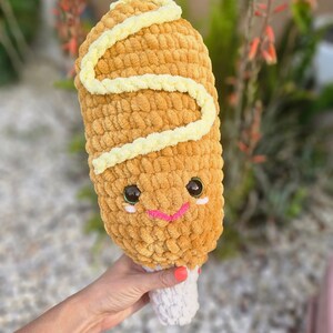 Corn Dog Crochet Pattern, No Sew, Amigurumi, Crochet Food, Plushie, PDF ...