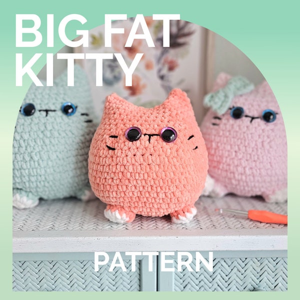 Crochet Tiny Cat Pattern - Etsy