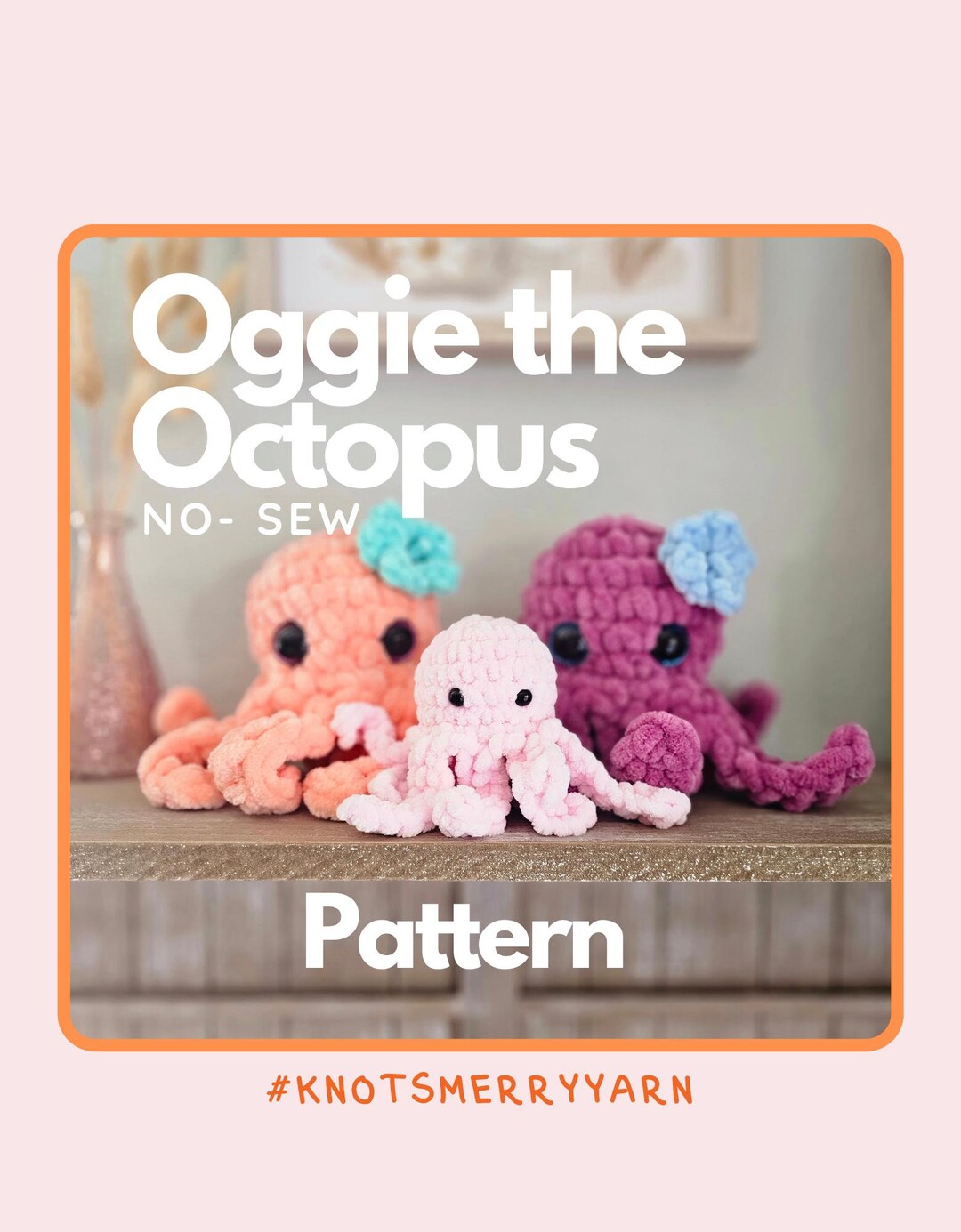 Buy Octopus CROCHET PATTERN No Sew Instant Download PDF Oggie the ...