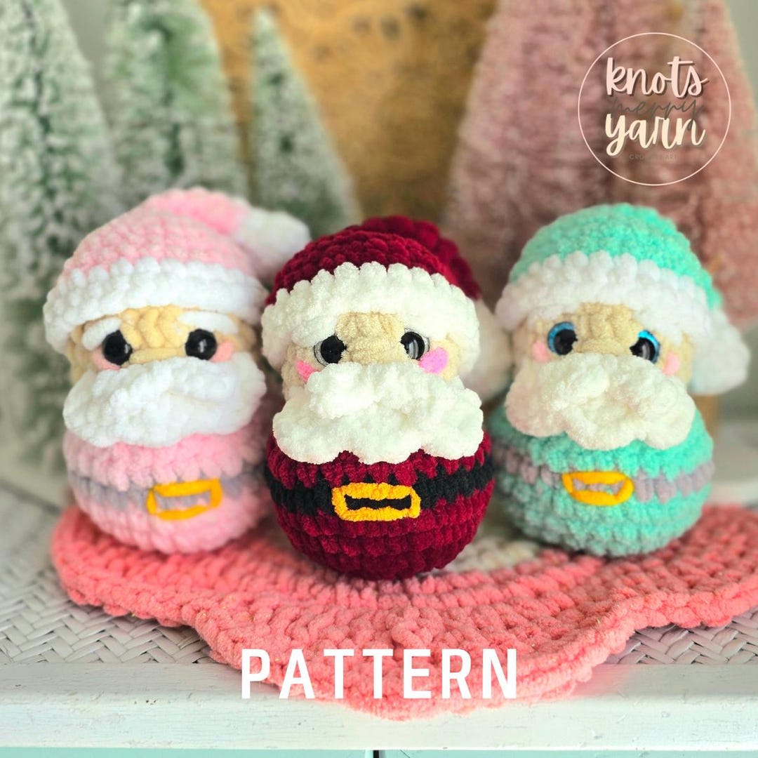 Santa Claus Crochet Pattern, Kris Kringle, Christmas, Crochet Santa ...