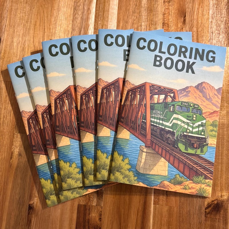 Train Book - Etsy