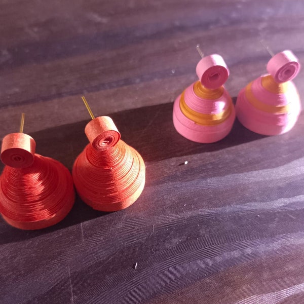 Paper Quilling Earrings - Etsy