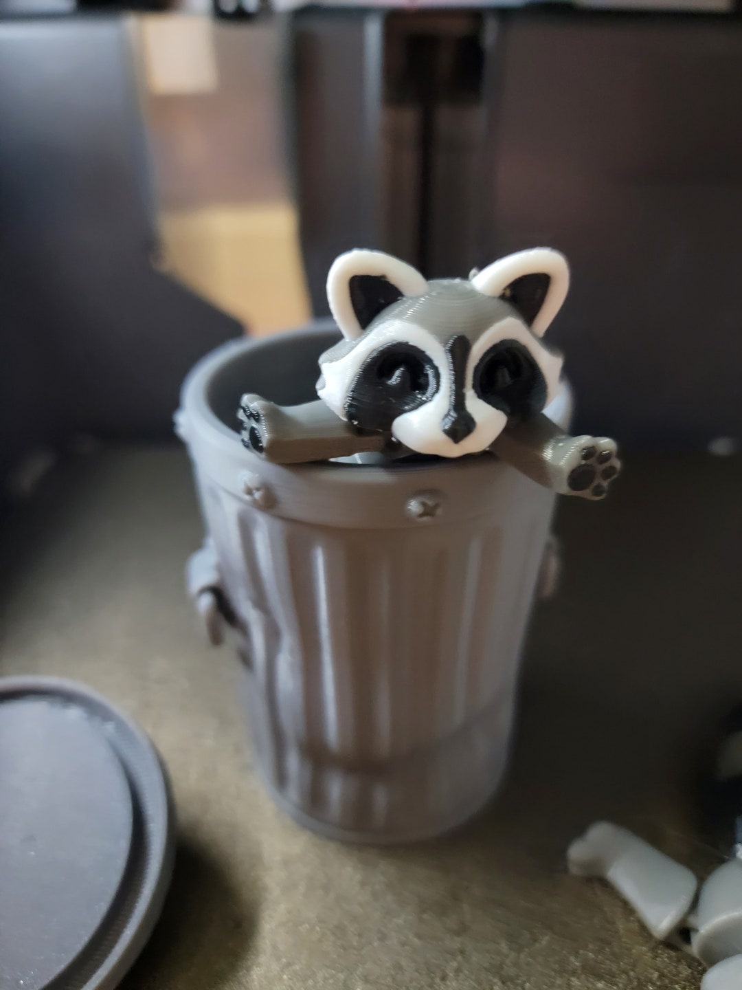 Adorable Trash Pandas With Trash Cans - Etsy