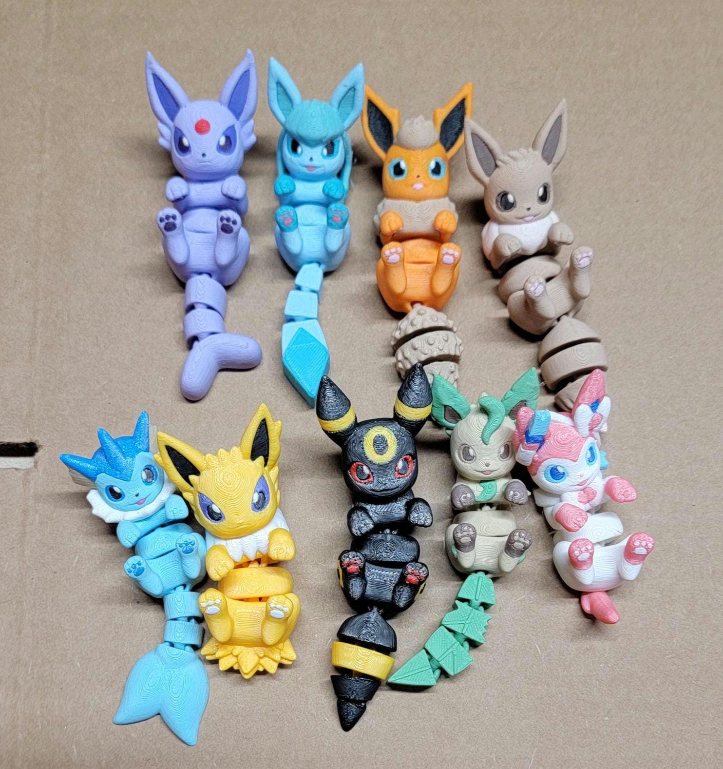 Flexy Eeveelution Keychains (multiple Options) - Etsy