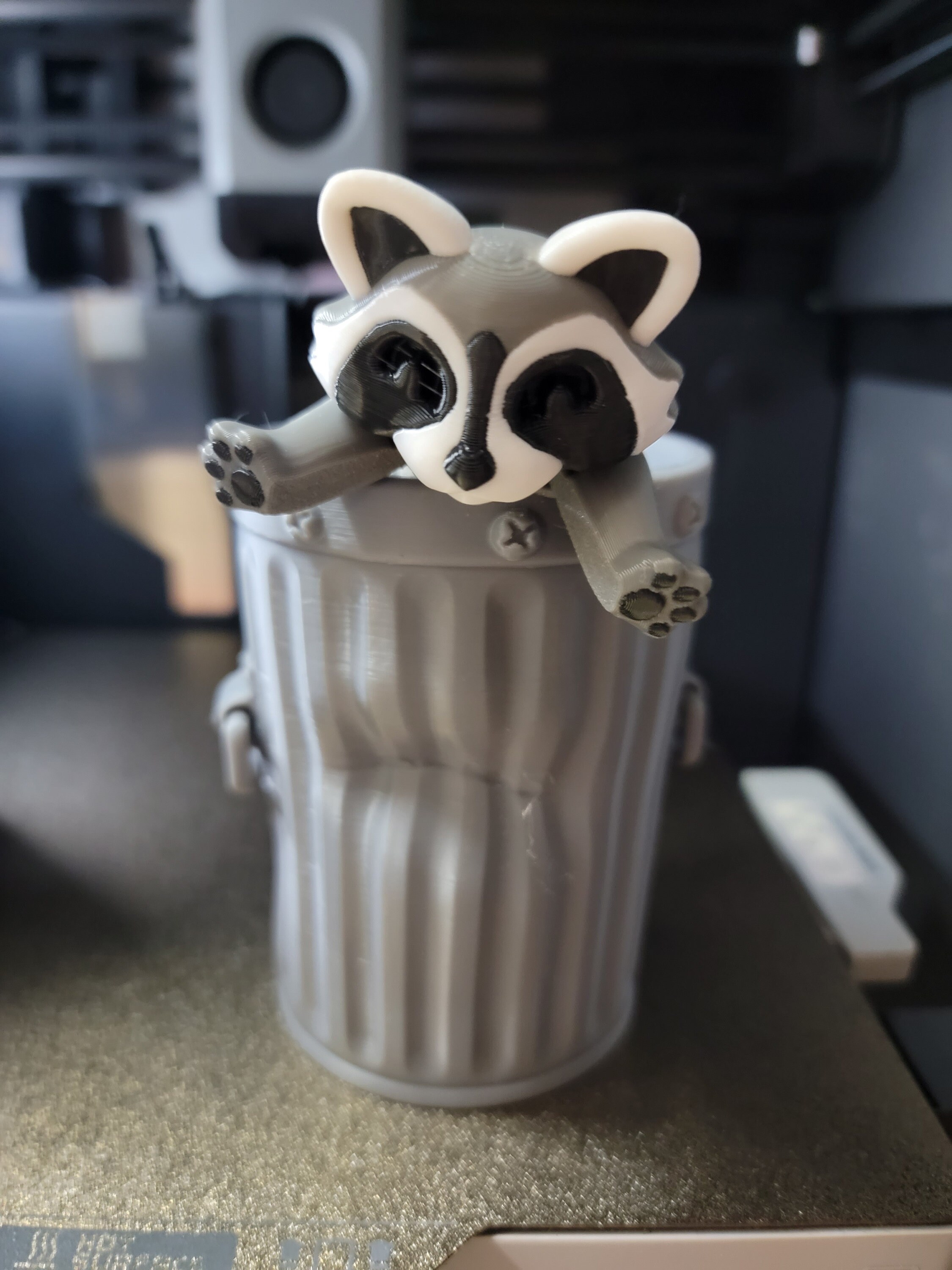 Adorable Trash Pandas With Trash Cans - Etsy