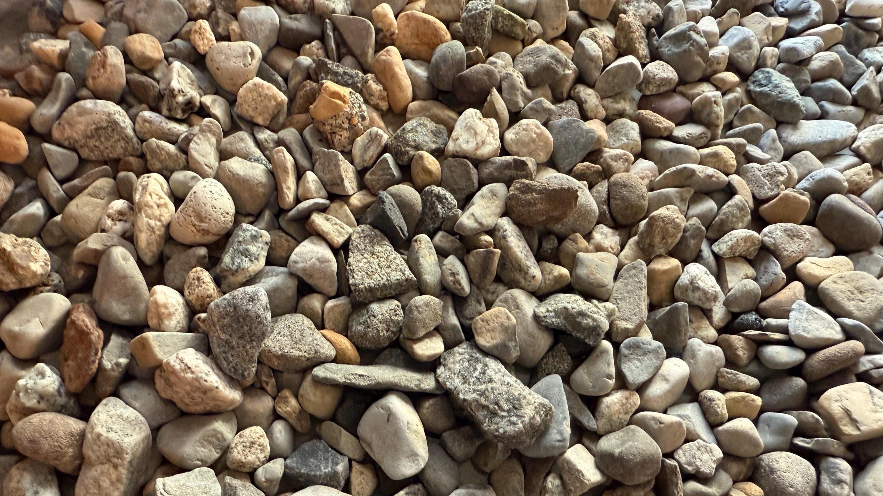 River Stone | 3/8” | Tumbled | Rocks | Pebbles | Stones | Terrarium ...