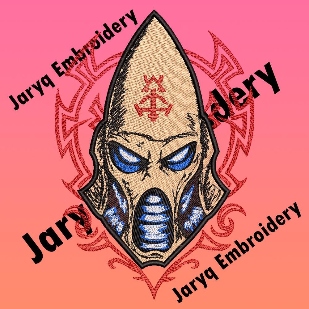 Warhammer Inspired Aeldari Embroidery Design - Etsy