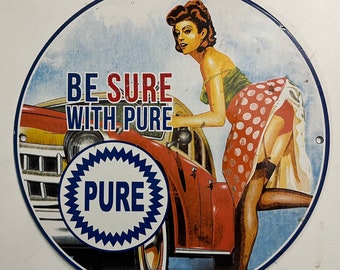 Pure Gas Sign - Etsy