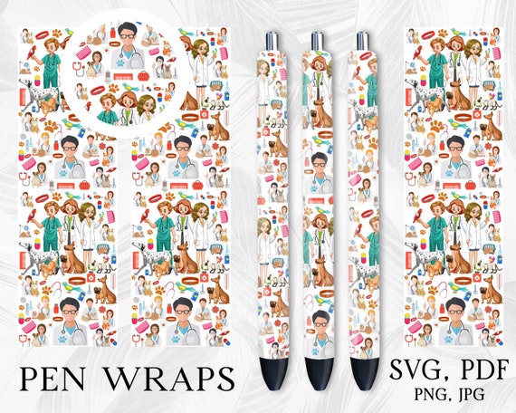 Nurse Pen Wrappen Wrapsvgsublimation Pen Wrap Pen Wrap Png - Etsy