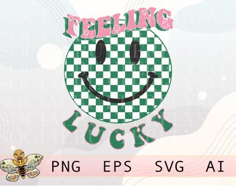 Feeling Lucky Png | Etsy