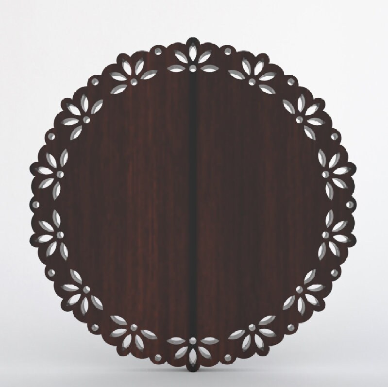 9 Coasters Digital File in Dxf and Dwg Format - Etsy